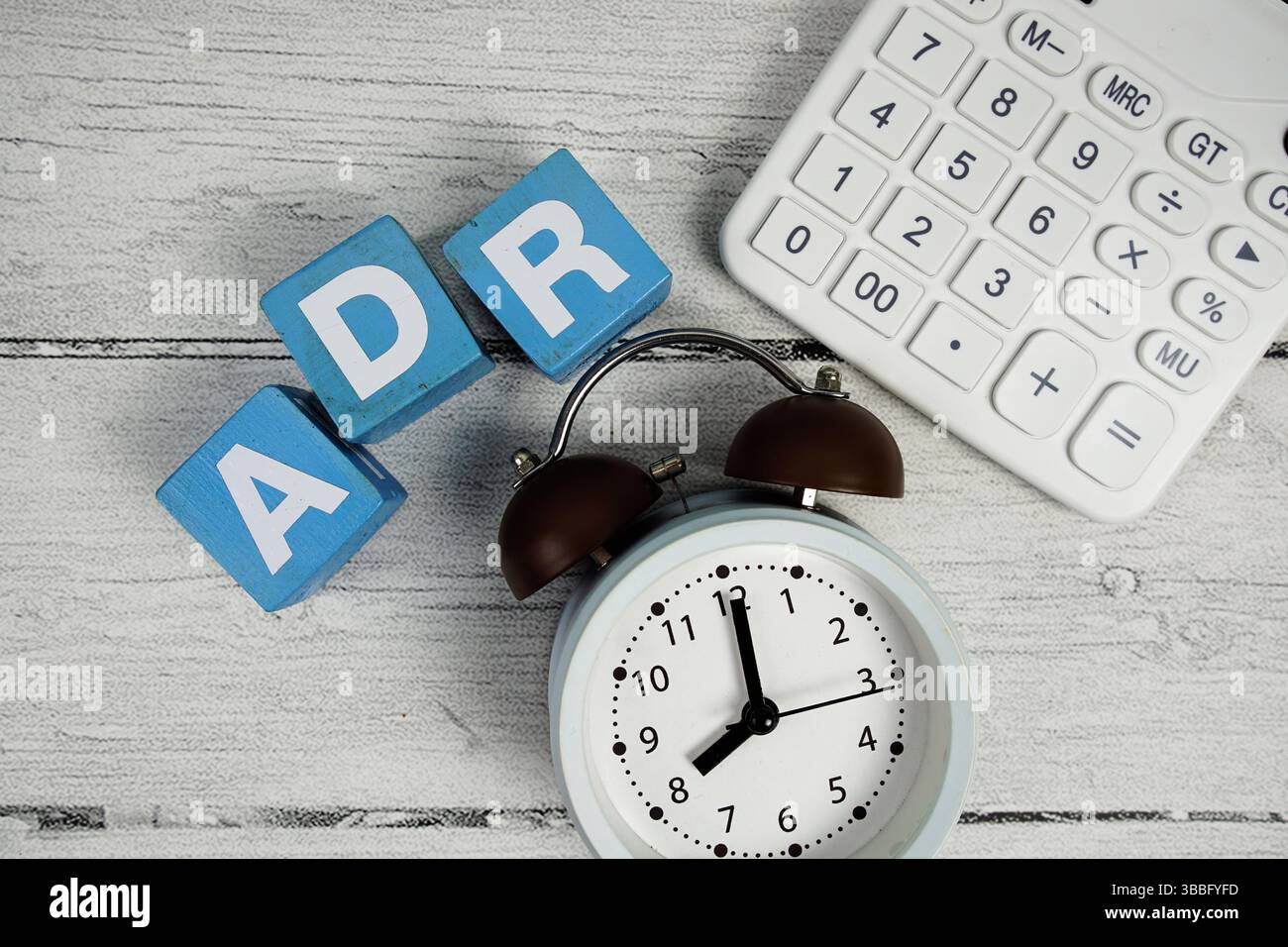 ADR (Adverse Drug Reaction) text with alarm clcok and calculator on ...