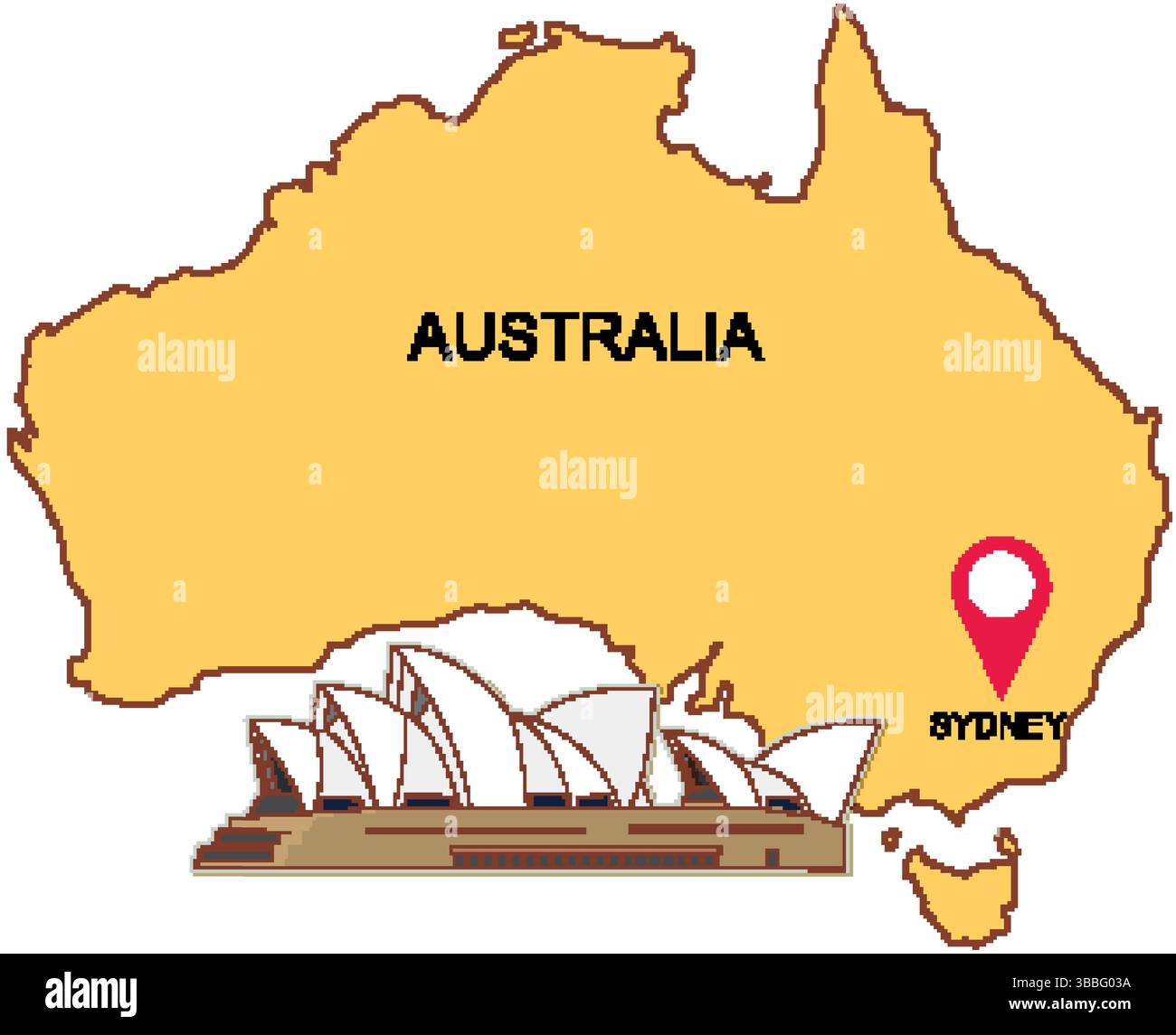 Iconic sydney location Stock Vector Images - Alamy