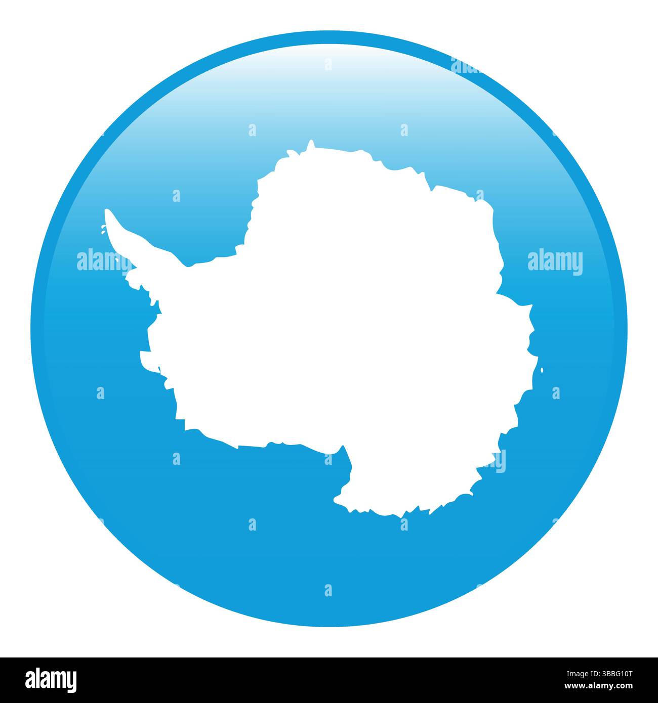 Flag of Antarctica. Antarctica circle flag 3d logo icon computer vector illustration design ...