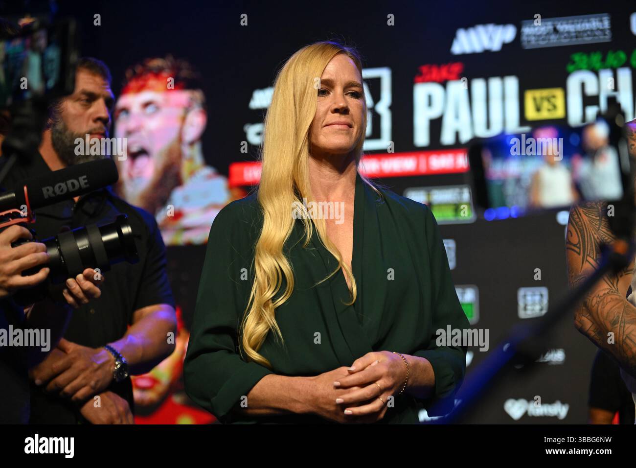 Holly Holm during a boxing news conference at the Avalon Hollywood ...