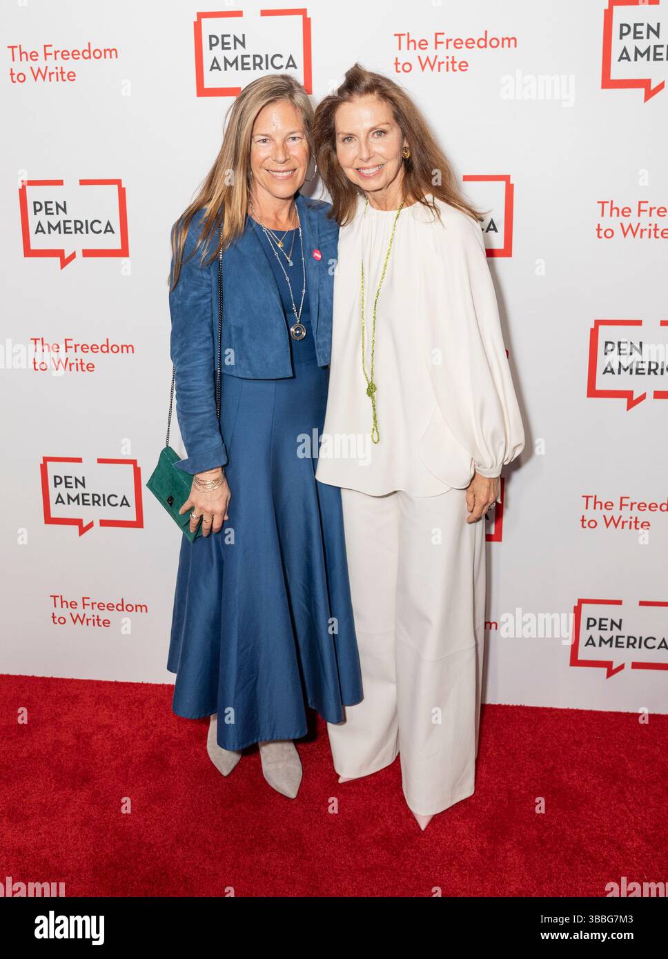 New York, USA. 15th May, 2025. Dawn Tripp and Anya Salama attend PEN ...