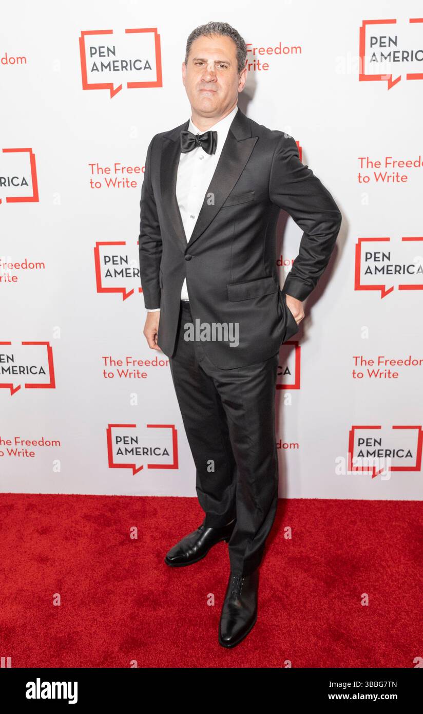 New York, USA. 15th May, 2025. Jon Yaged attends PEN America 2025 Spring Literary Gala at ...