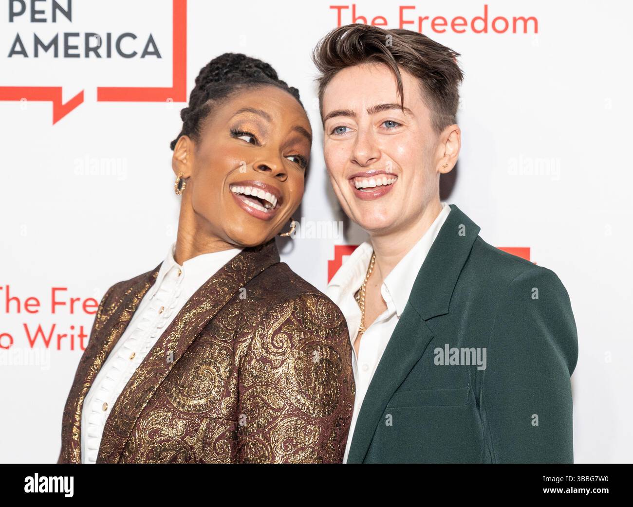 Amber Ruffin and Kelsi Cleary-Hammarstedt attend PEN America 2025 ...