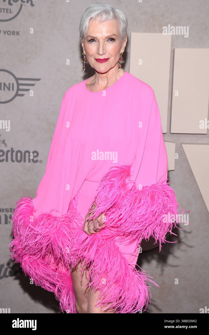 New York, USA. 15th May, 2025. Maye Musk attends the launch of the 2025 ...