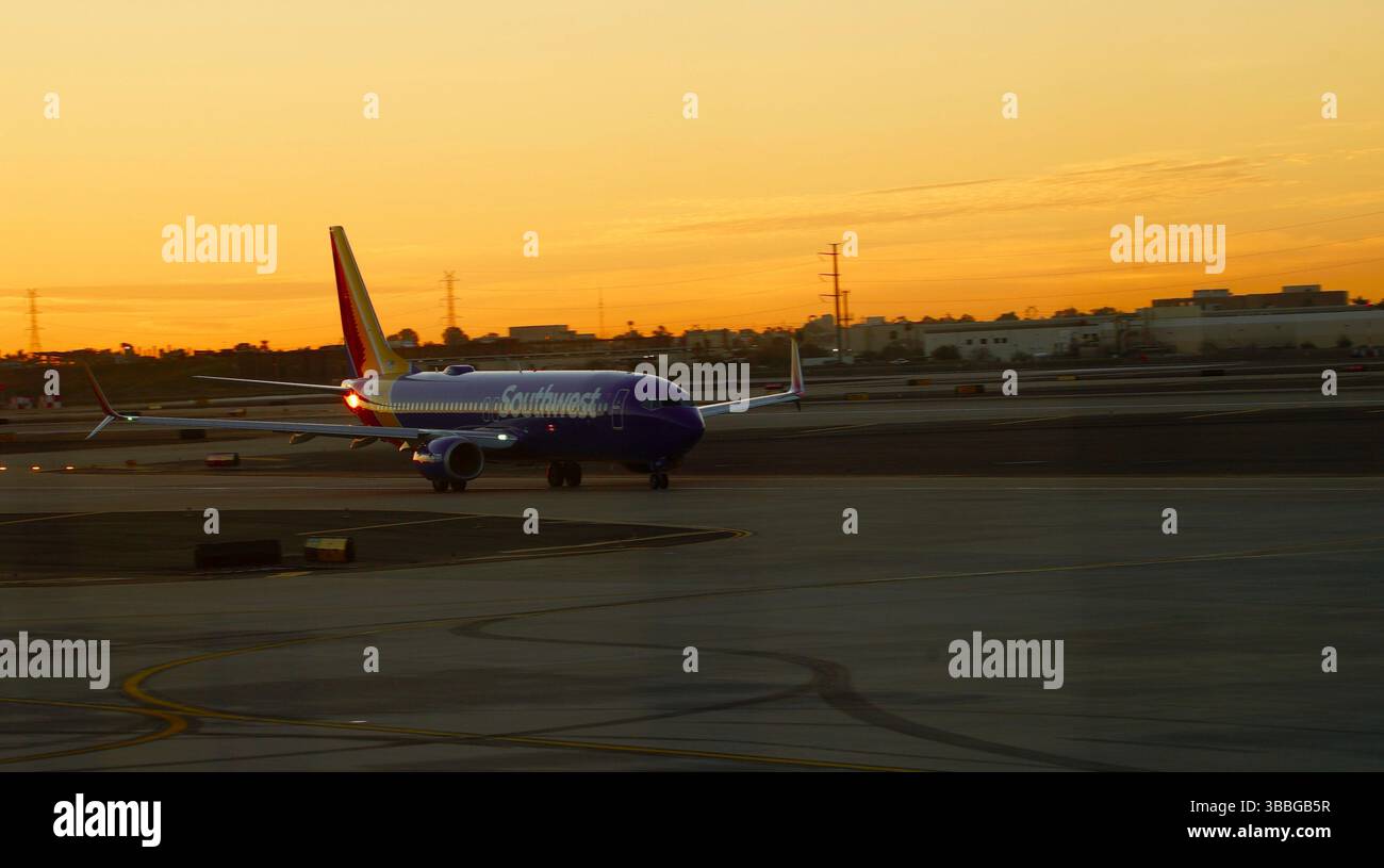 Southwest Airlines at Phoenix Sky Harbor International Airport Stock ...