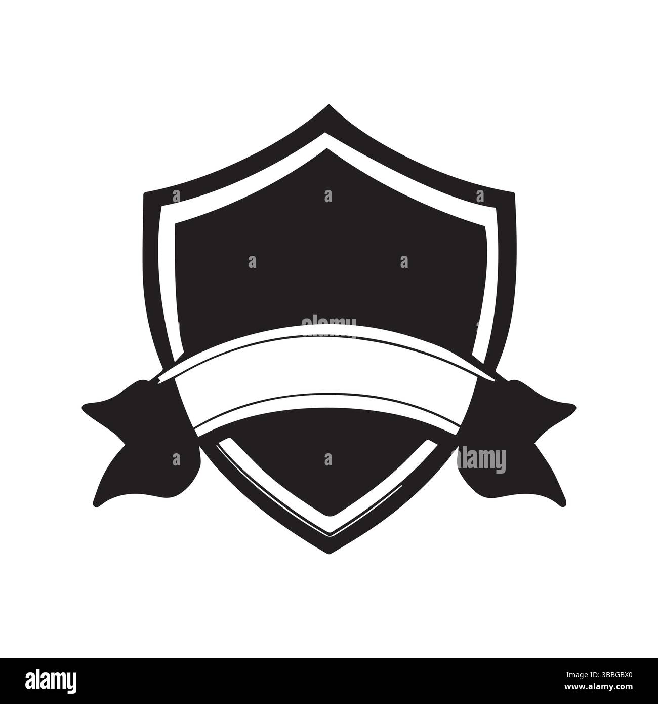 Blank shield hi-res stock photography and images - Alamy