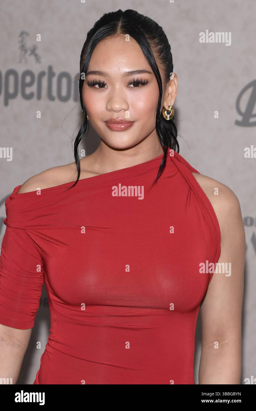 New York, USA. 15th May, 2025. Olympic gymnast Sunisa Lee attends the ...