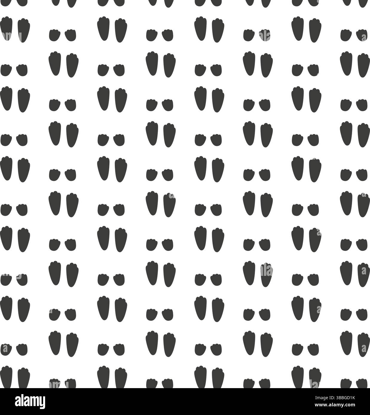 Rabbit track Cut Out Stock Images & Pictures - Alamy