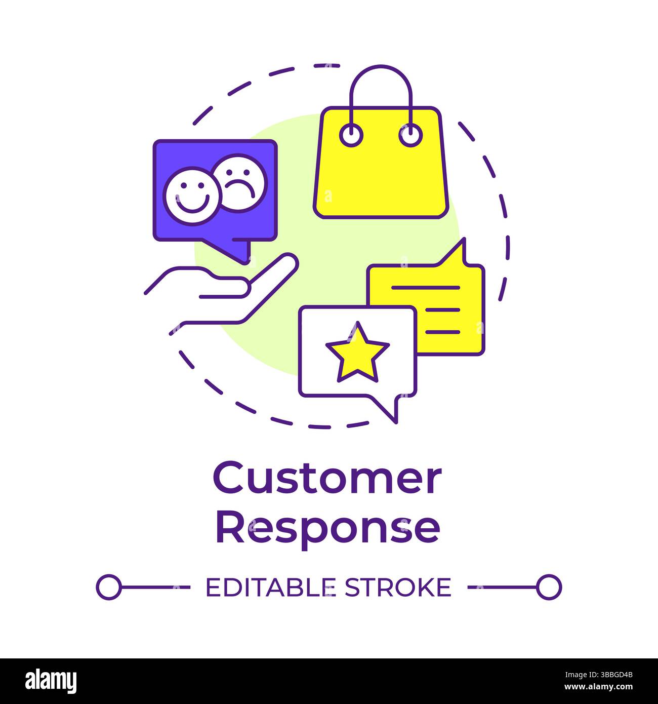 Shopping customer experience survey Stock Vector Images - Alamy