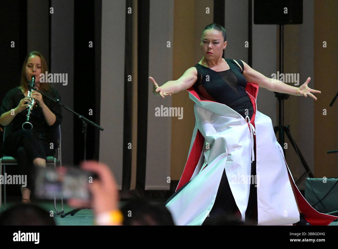 Spanish flamenco dancer Rocío Molina performs at Yumeshima, venue for ...