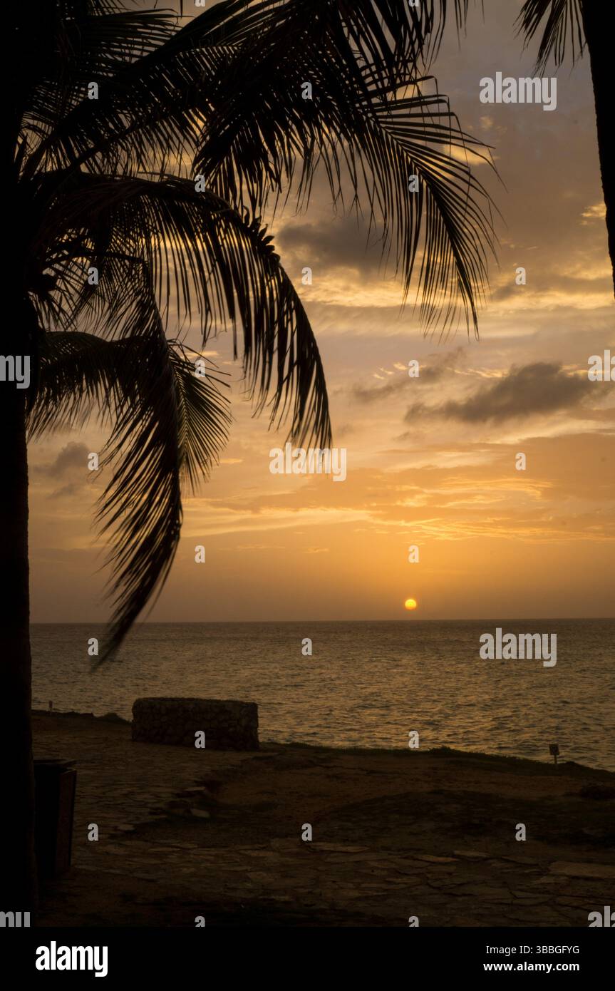 Landscape photography of the beaches of Varadero in Cuba, showing its ...