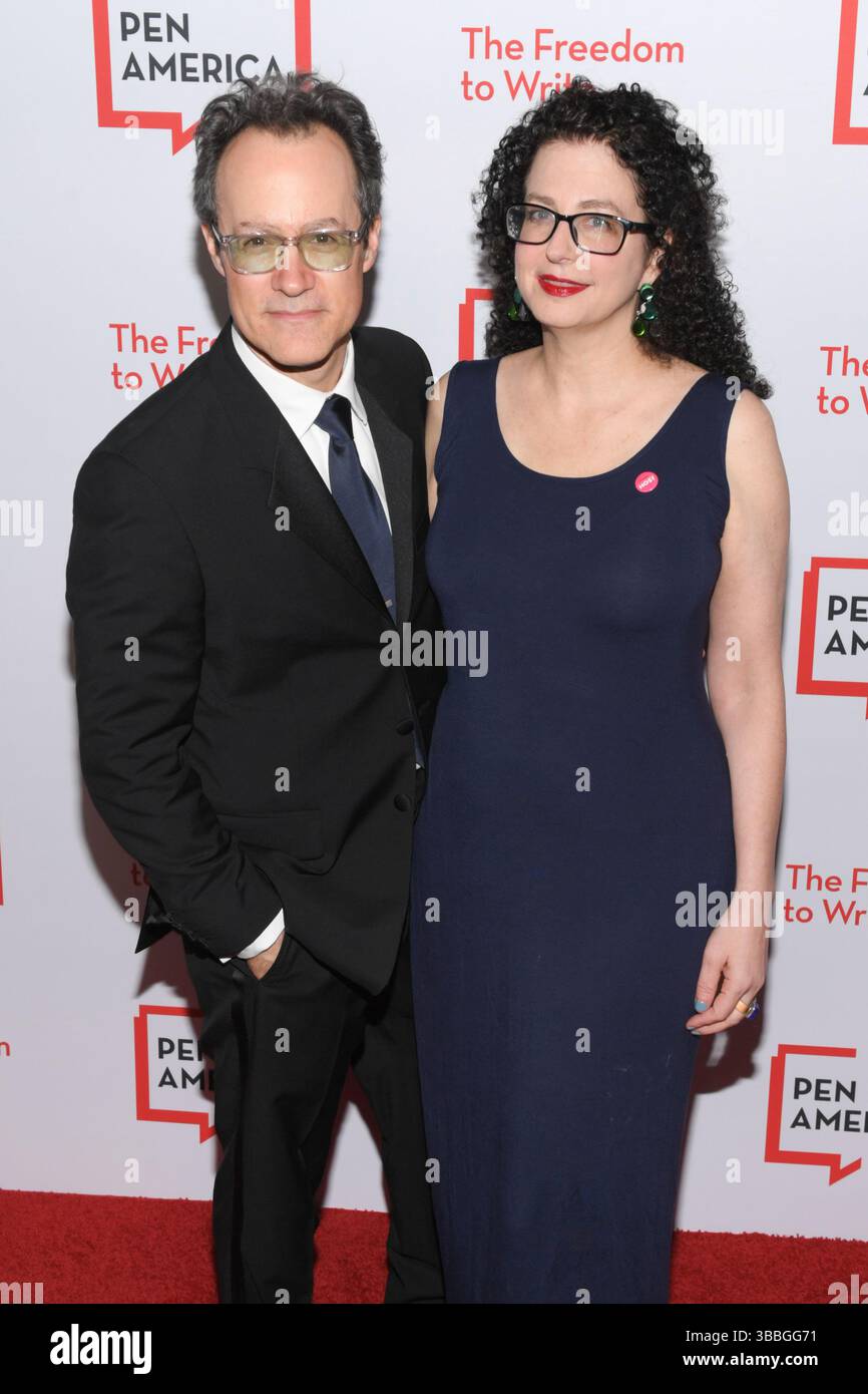 New York, USA. 15th May, 2025. Clive Thompson and Emily Nussbaum ...