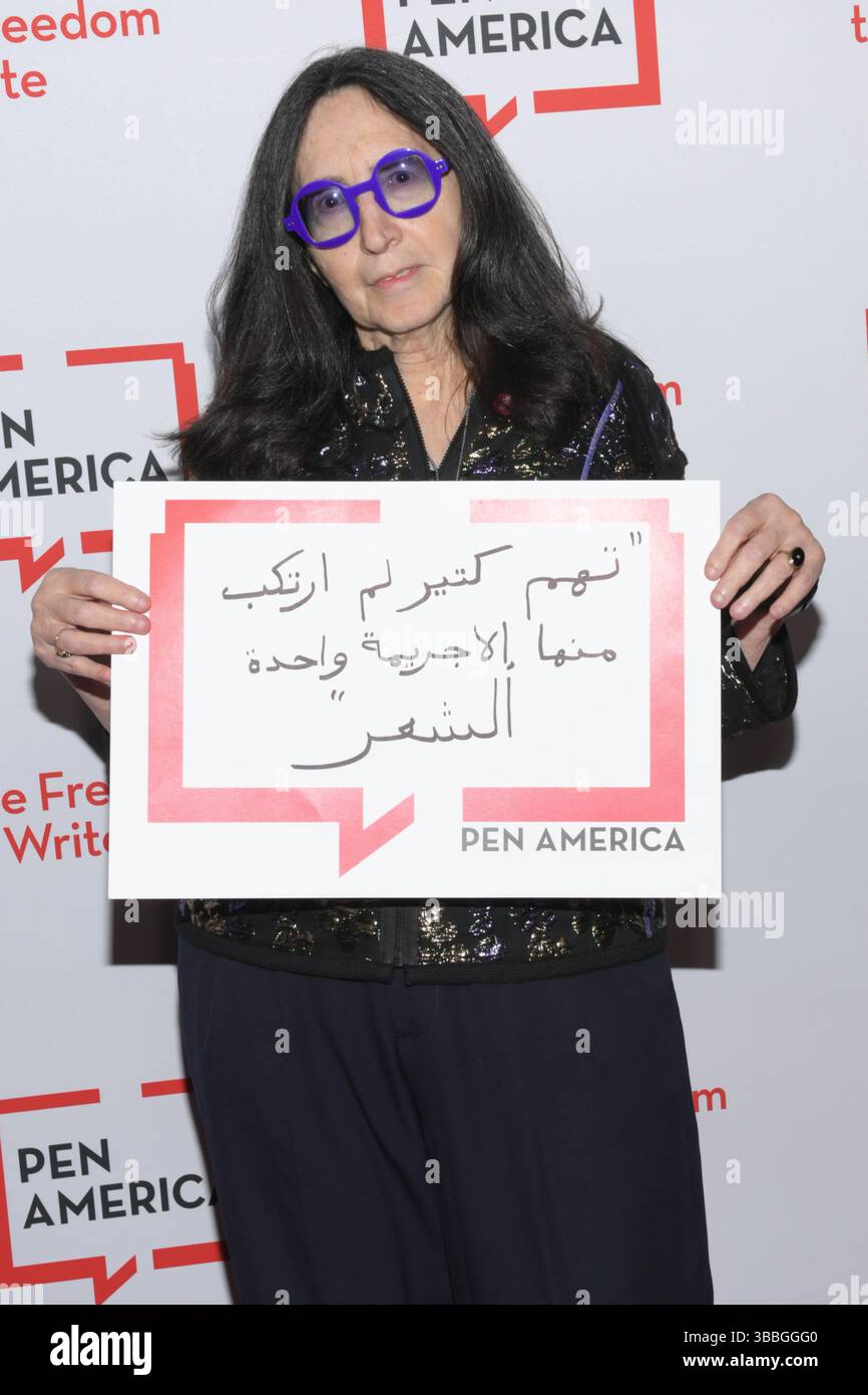 New York, USA. 15th May, 2025. Francine Prose attending the 2025 PEN ...