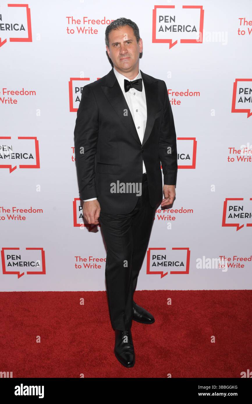 Macmillan Publishers CEO Jon Yaged attending the 2025 PEN America Spring Literary Gala at the ...