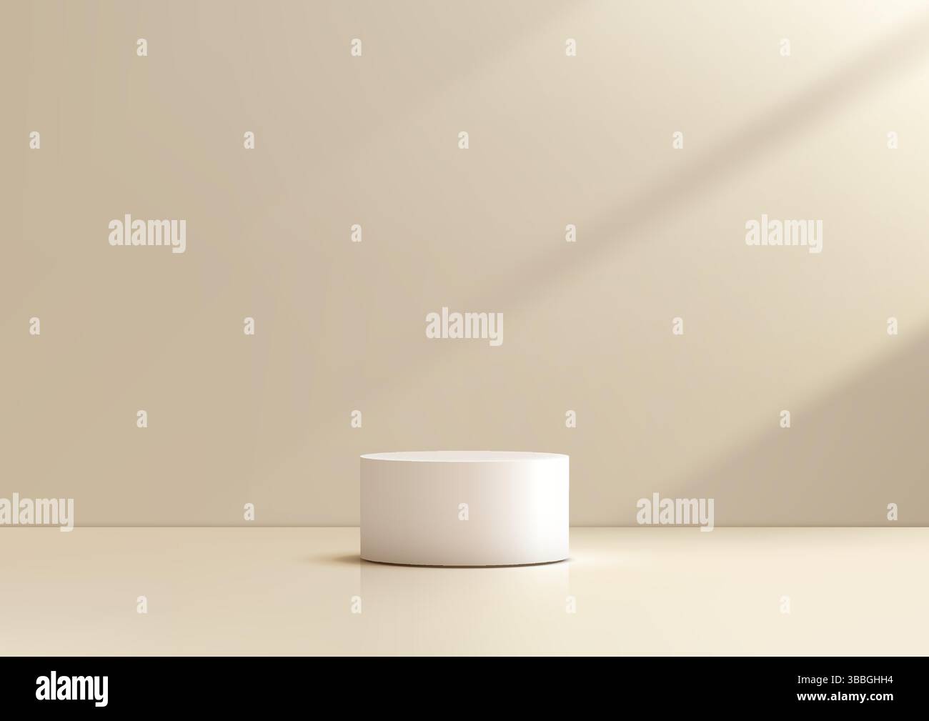 Neutral 3d podium pedestal Stock Vector Images - Alamy