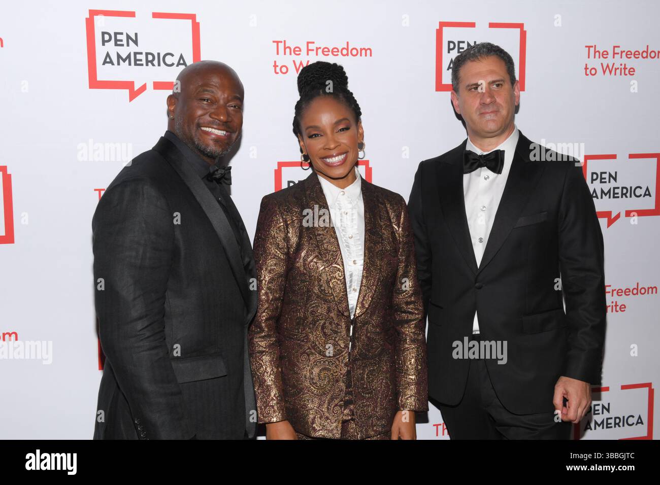 New York, USA. 15th May, 2025. Taye Diggs, Amber Ruffin and Jon Yaged ...