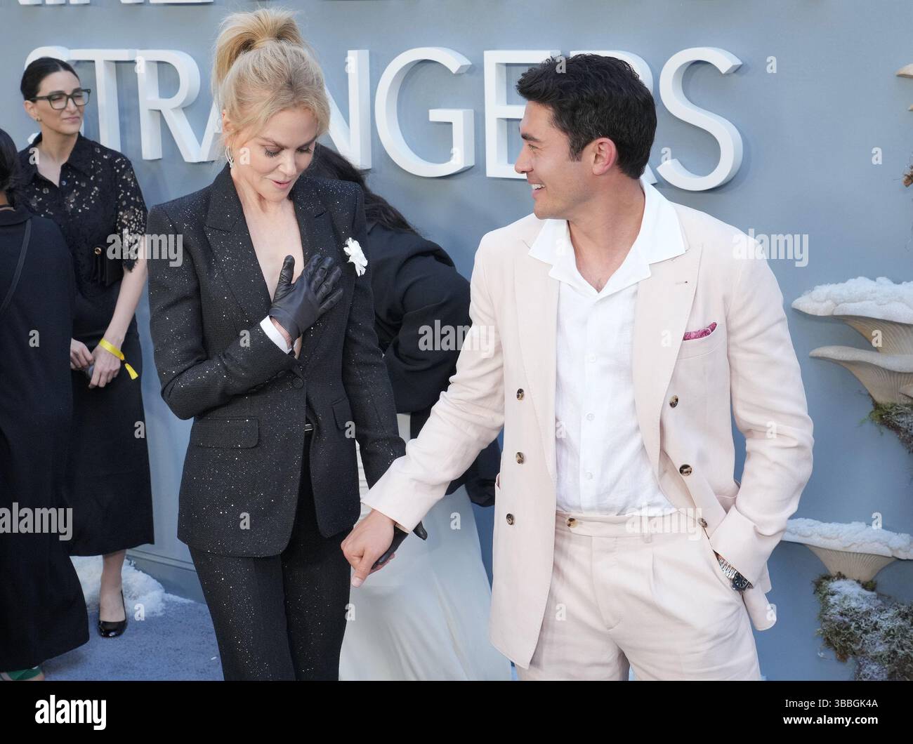 Los Angeles, USA. 15th May, 2025. (L-R) Nicole Kidman and Henry Golding ...