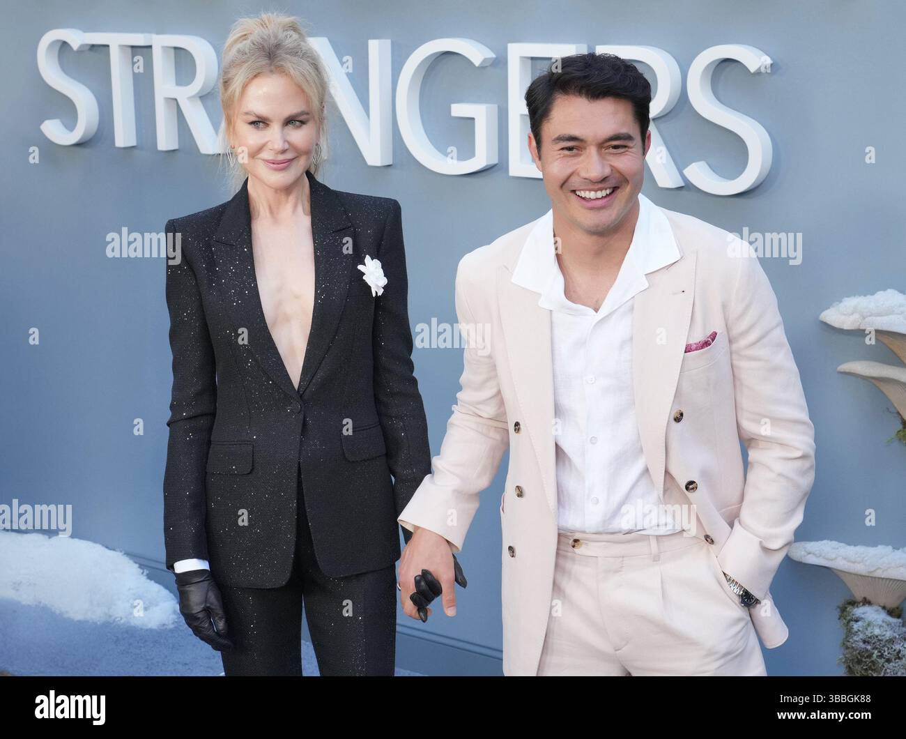 Los Angeles, USA. 15th May, 2025. (L-R) Nicole Kidman and Henry Golding ...