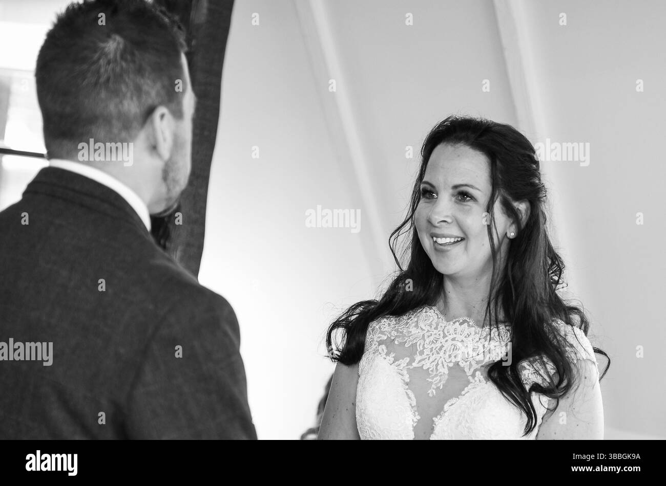 Mr mrs wedding day Black and White Stock Photos & Images - Alamy