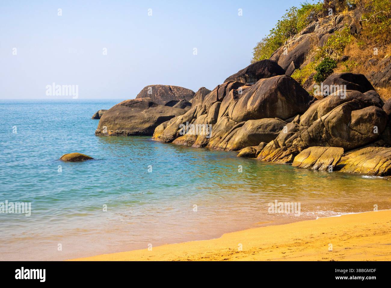 Shore of Buttefly Beach in Goa, India Stock Photo - Alamy