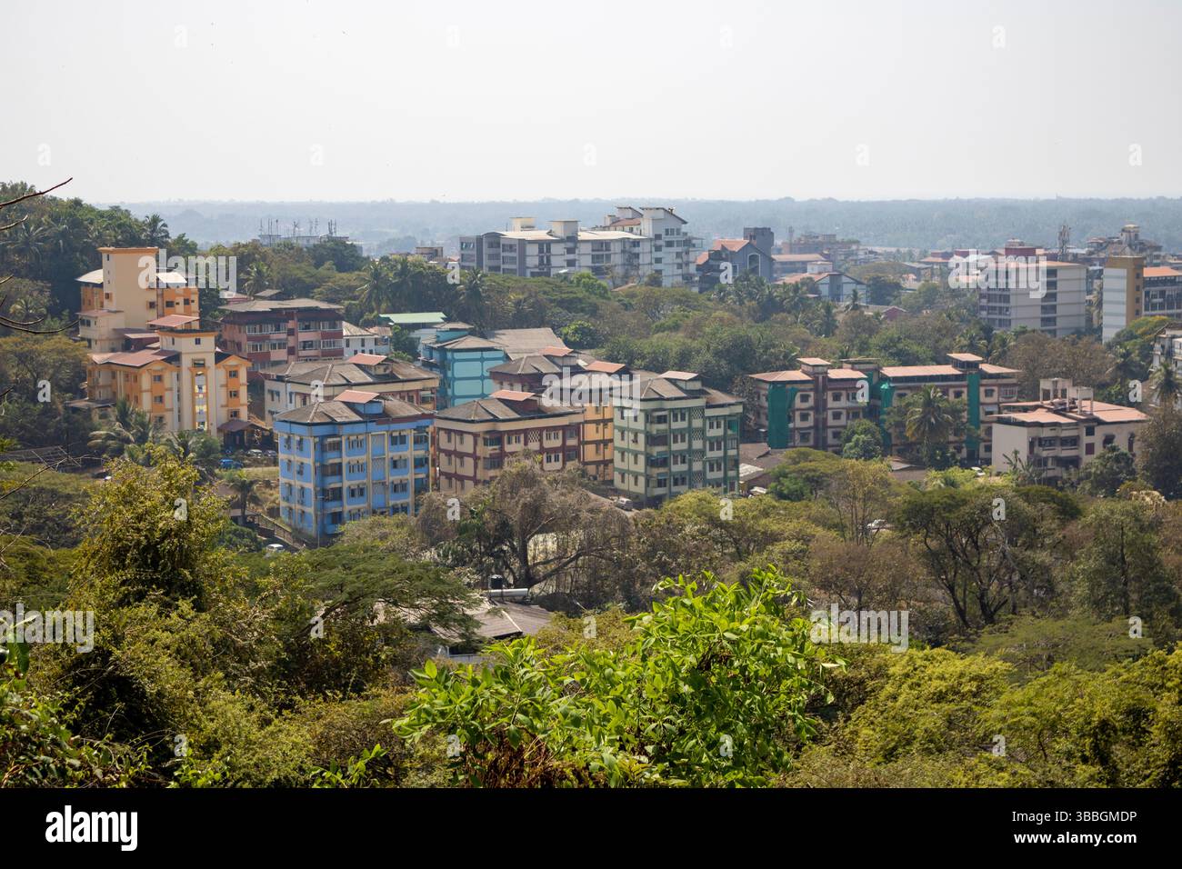 Panorama of Margao, Goa, India Stock Photo - Alamy