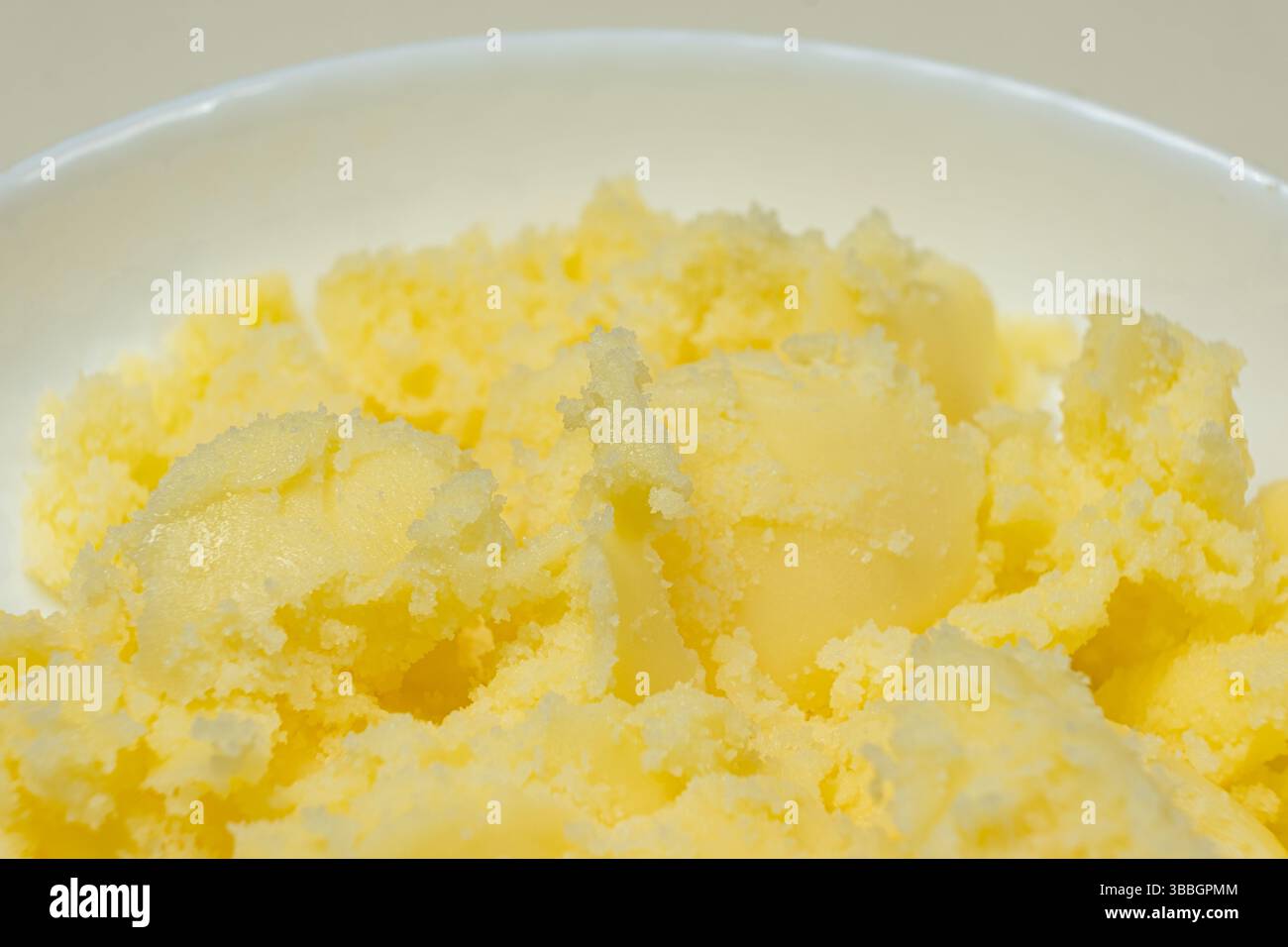 Macro Texture of Traditional Ghee Butter Stock Photo - Alamy