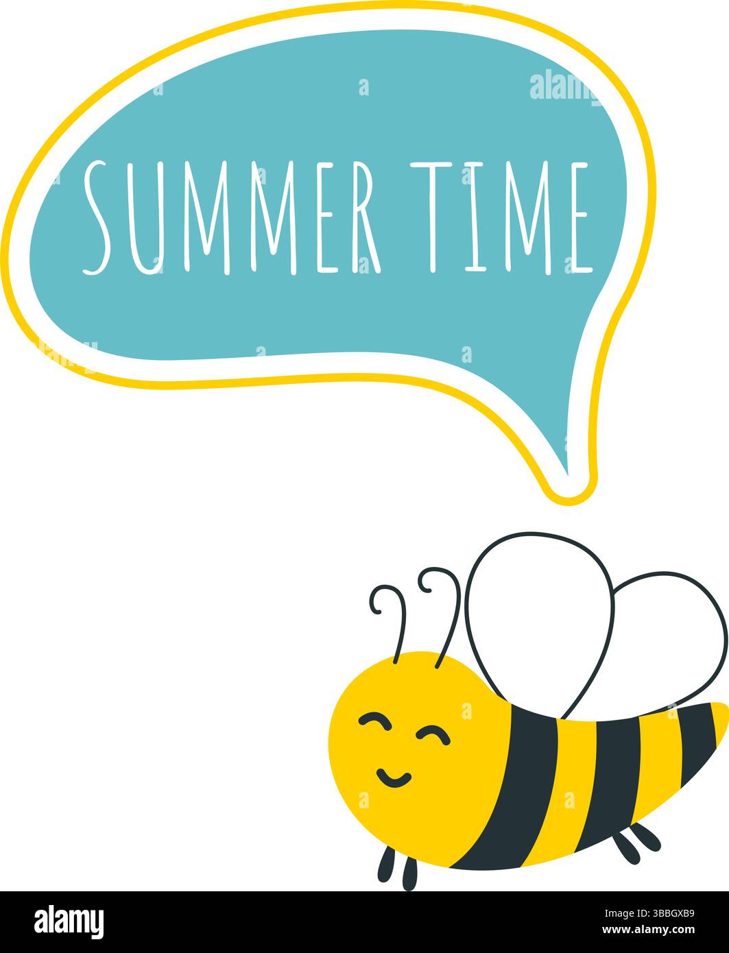 Bumblebee in flight isolated Stock Vector Images - Alamy