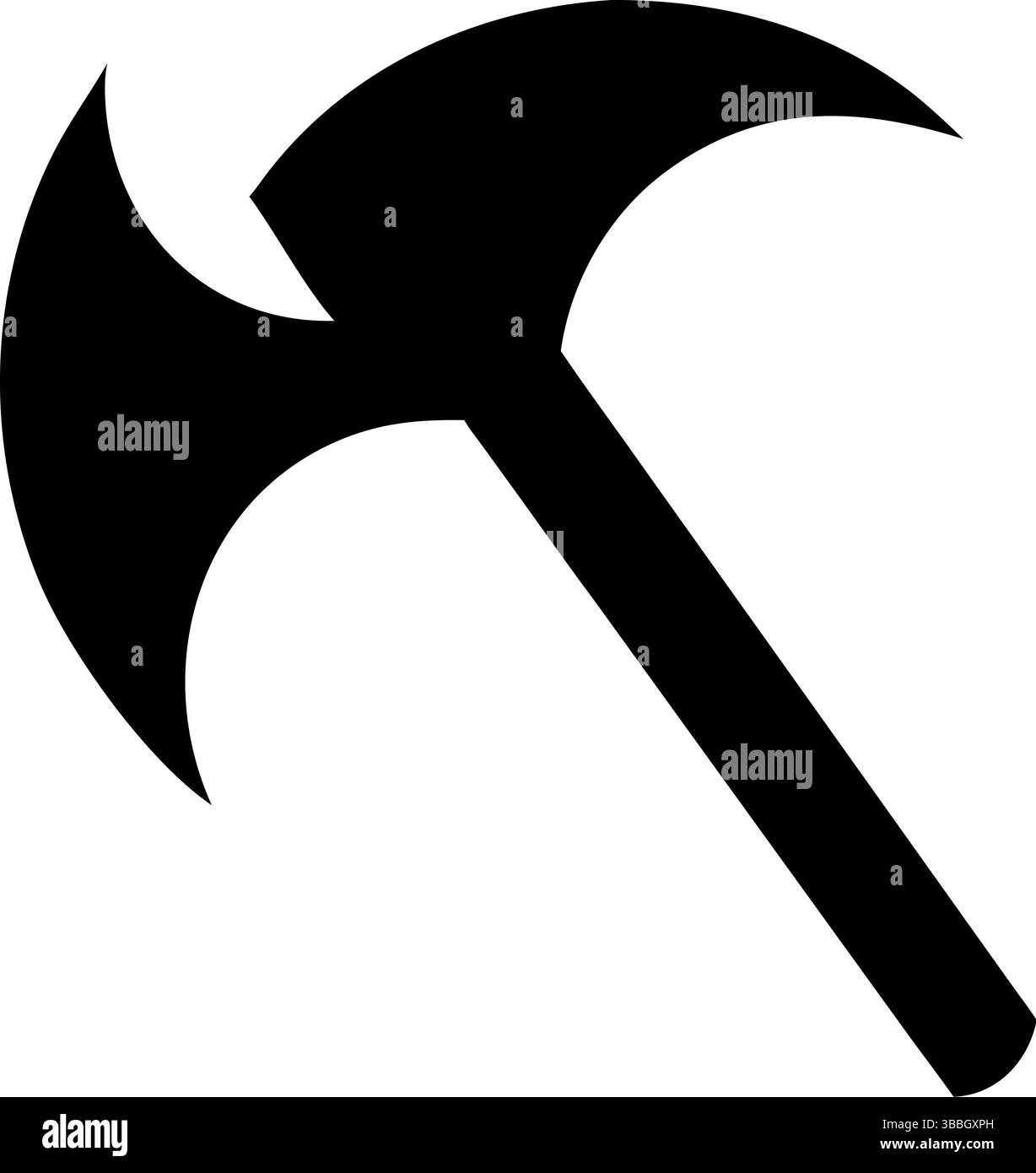 Axe Silhouette Vector – High-Resolution Axe Clipart for Designers and ...