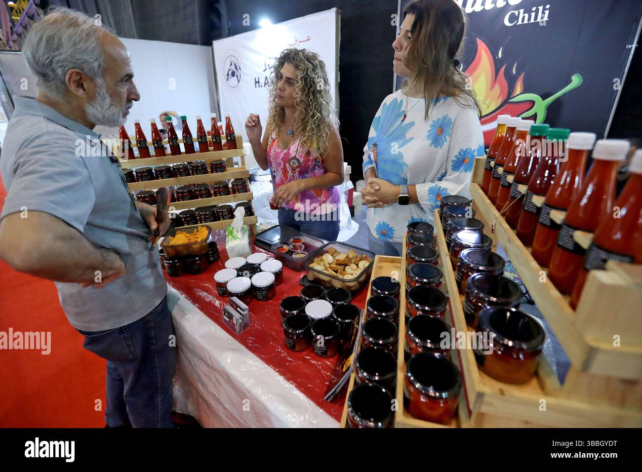Beirut, Lebanon. 15th May, 2025. People visit the Made in Lebanon ...
