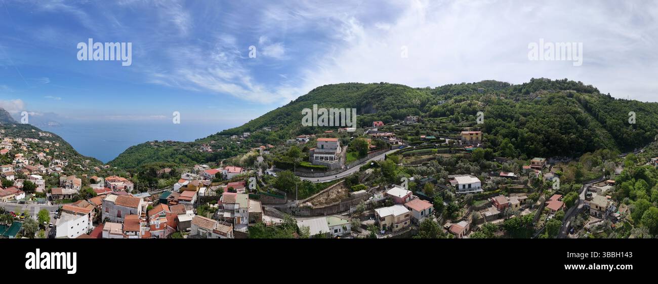 aerial view of Sant Agnello. Sorrento. Italy Stock Photo - Alamy