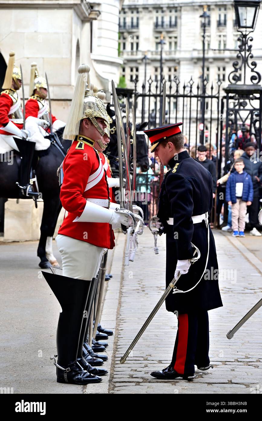 Around the UK - Inspecting the Guards, London Stock Photo - Alamy