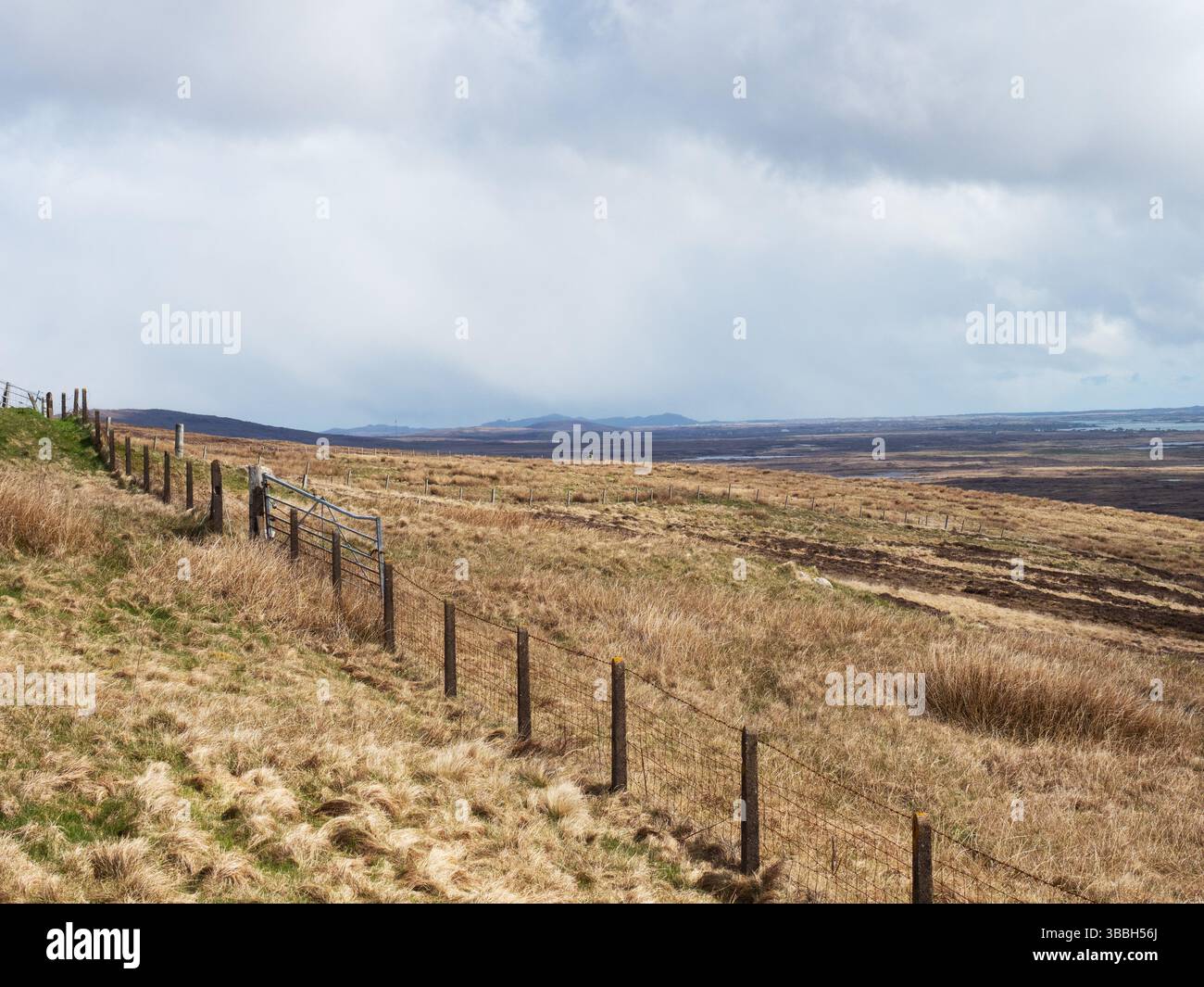 Kirkibost Island, South Uist from them St Kilda Viewpoint on Clettreval ...