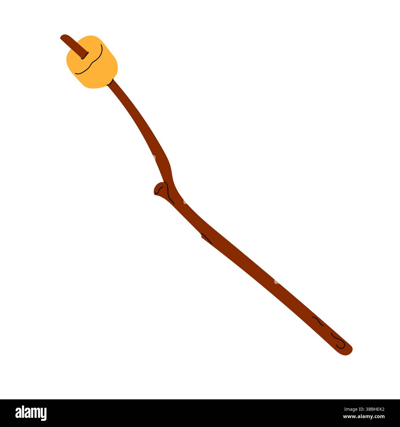 Fluffy sweet barbecue food, dessert for camping Stock Vector Image ...