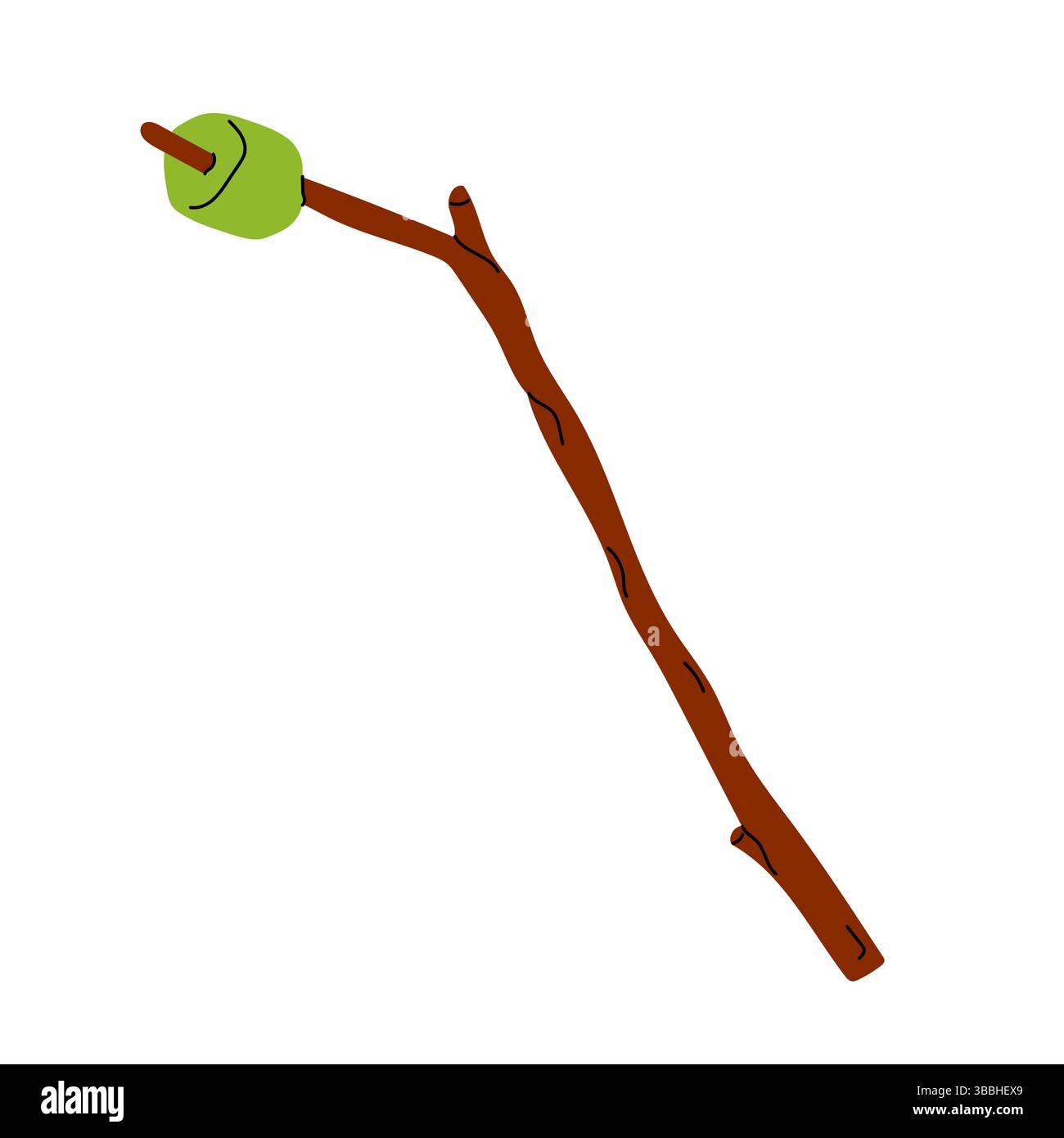 Fluffy sweet barbecue food, dessert for camping Stock Vector Image ...