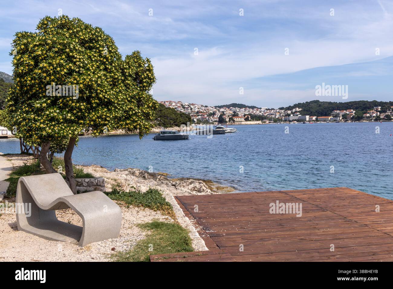 Views hvar from sea hi-res stock photography and images - Alamy