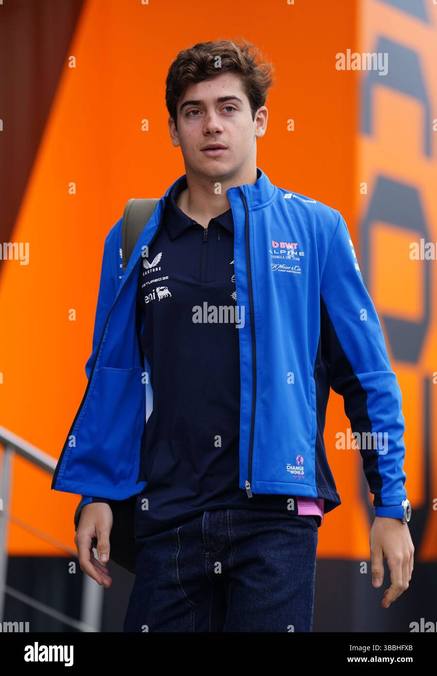 Alpine's Franco Colapinto at the Autodromo Internazionale Enzo e Dino ...