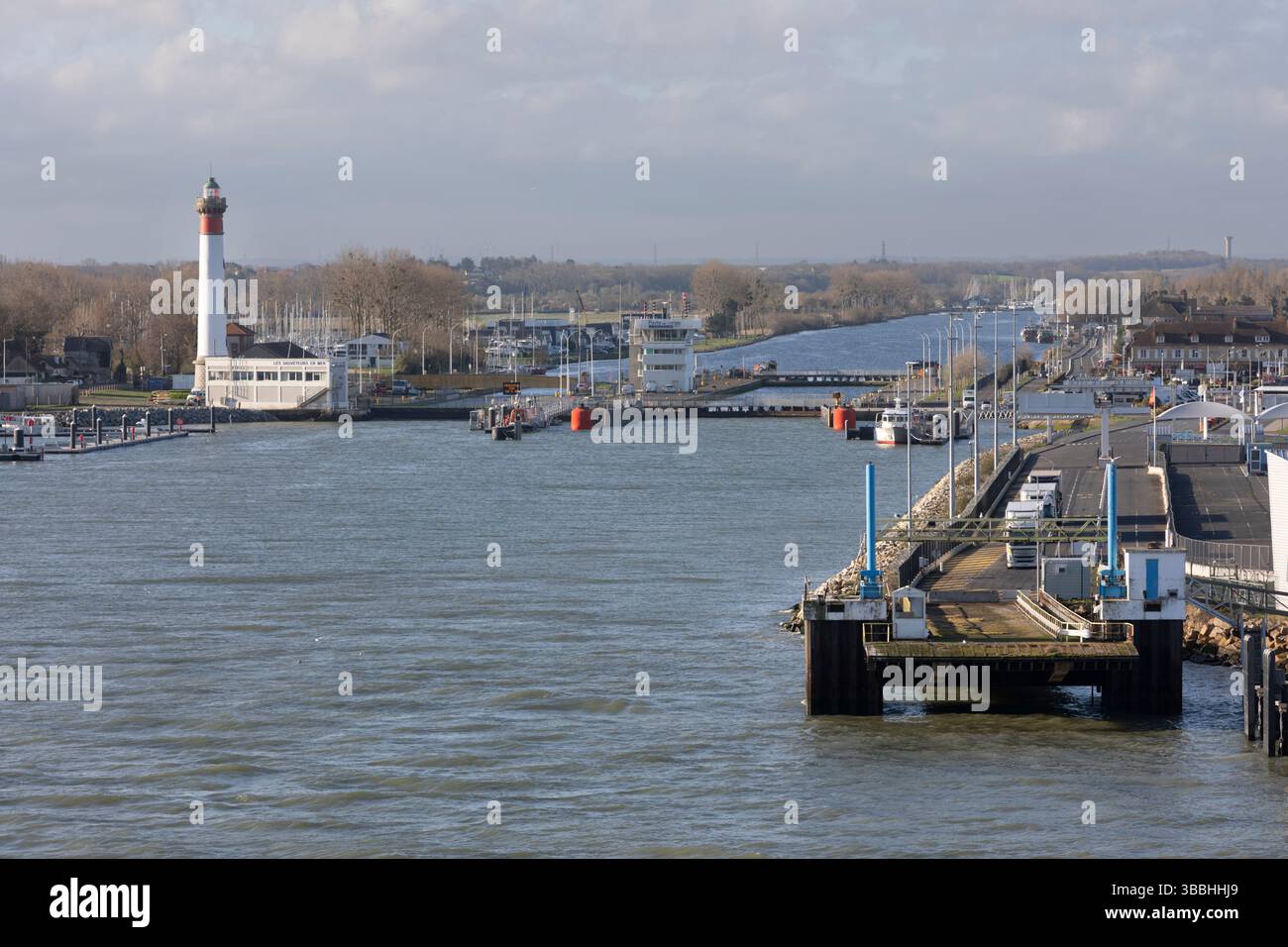 Canal de Caen a la Mer, Ouistreham, Normandy, France, Europe Stock ...