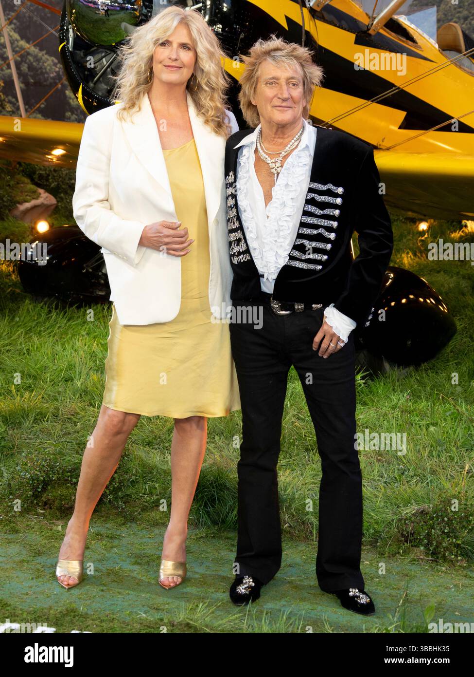 15 May 2025, London, England, UK - Rod Stewart and Penny Lancaster ...
