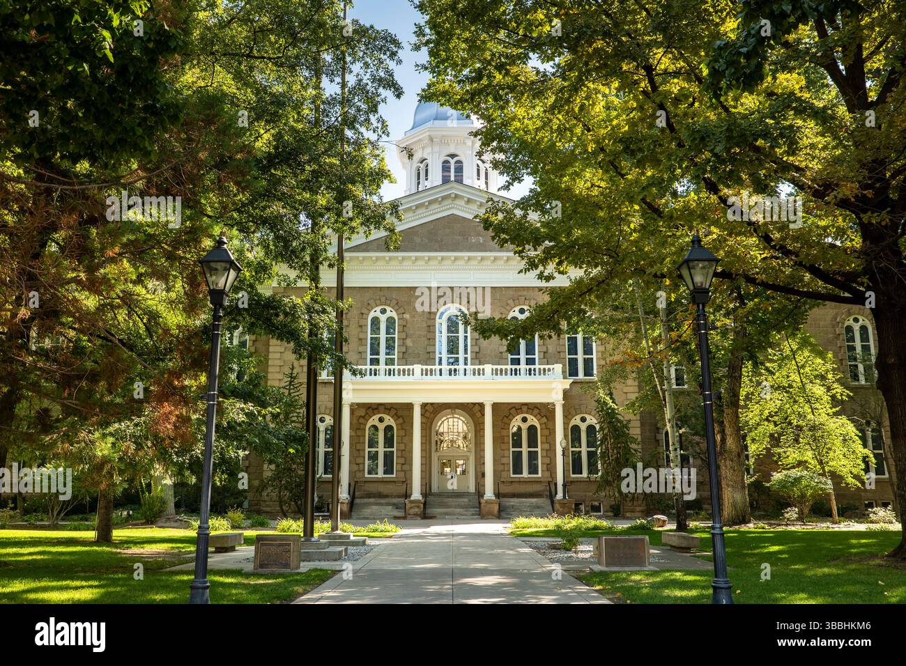 Carson City Nevada State Capitol Building on Carson Street Stock Photo ...