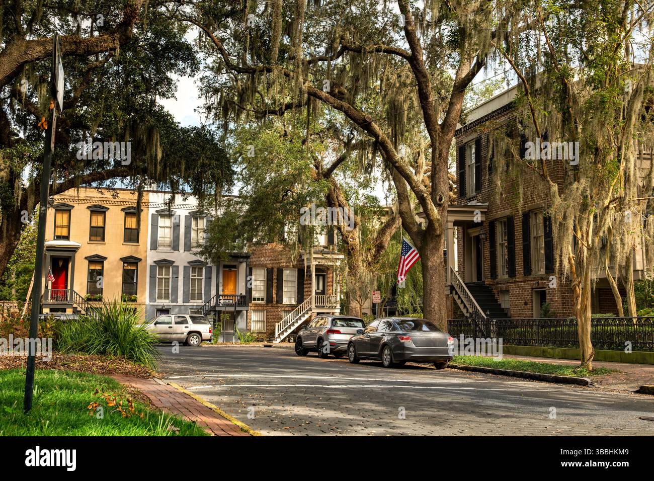 Savanna, Georgia old historic residential area Stock Photo - Alamy