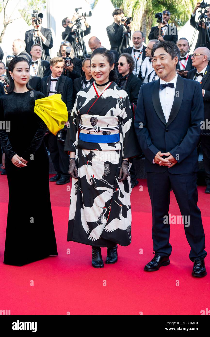 Italy. 15th May, 2025. Suzu Hirose, Yoh Yoshida, Kei Ishikawa 78th ...