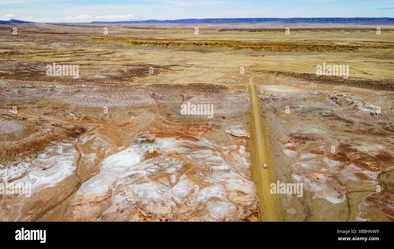 Cinematic aerial view desert landscape hi-res stock photography and ...