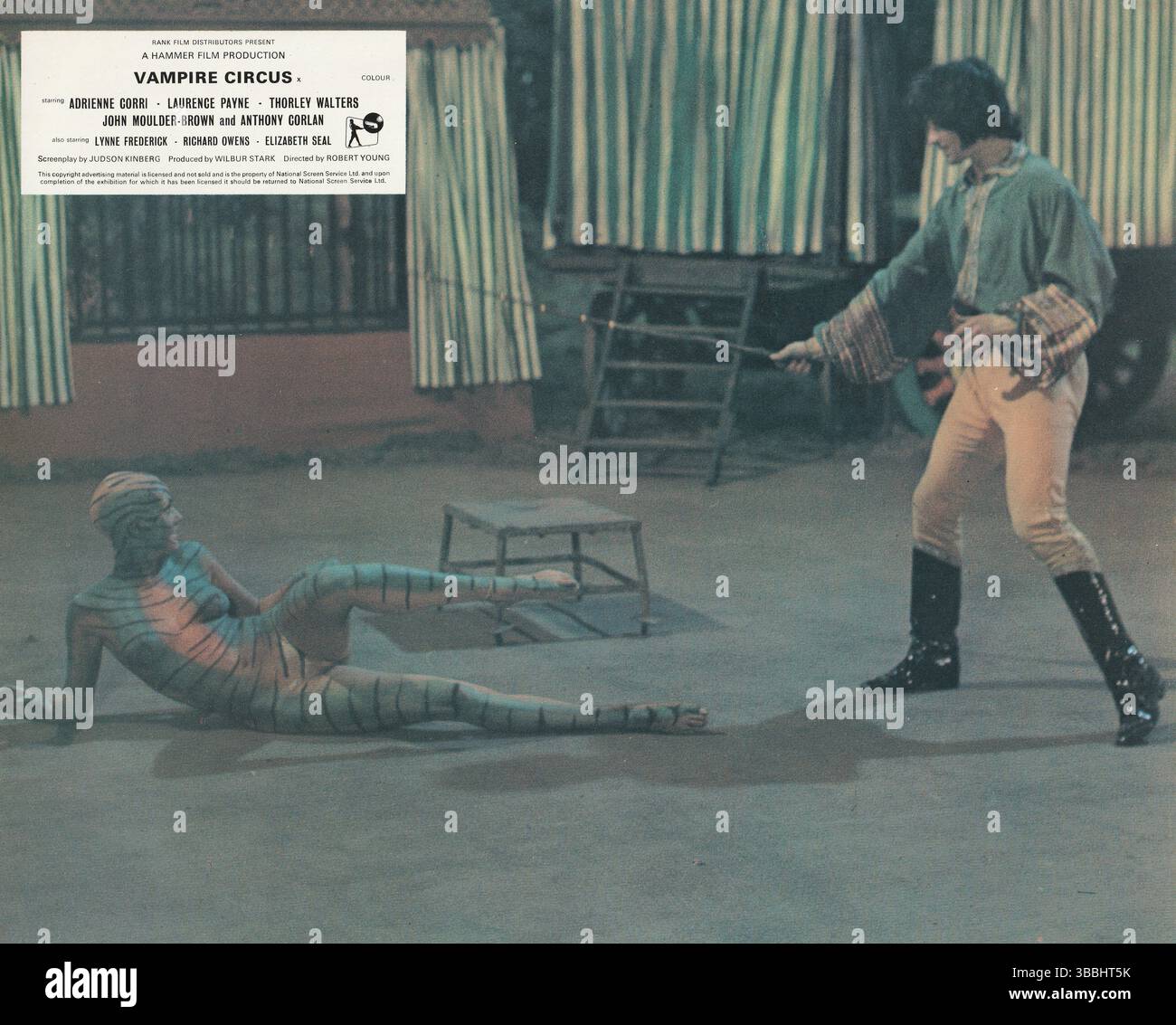 Vampire Circus 1972 Robert Young Hammer Horror Vampire Movie Stock ...