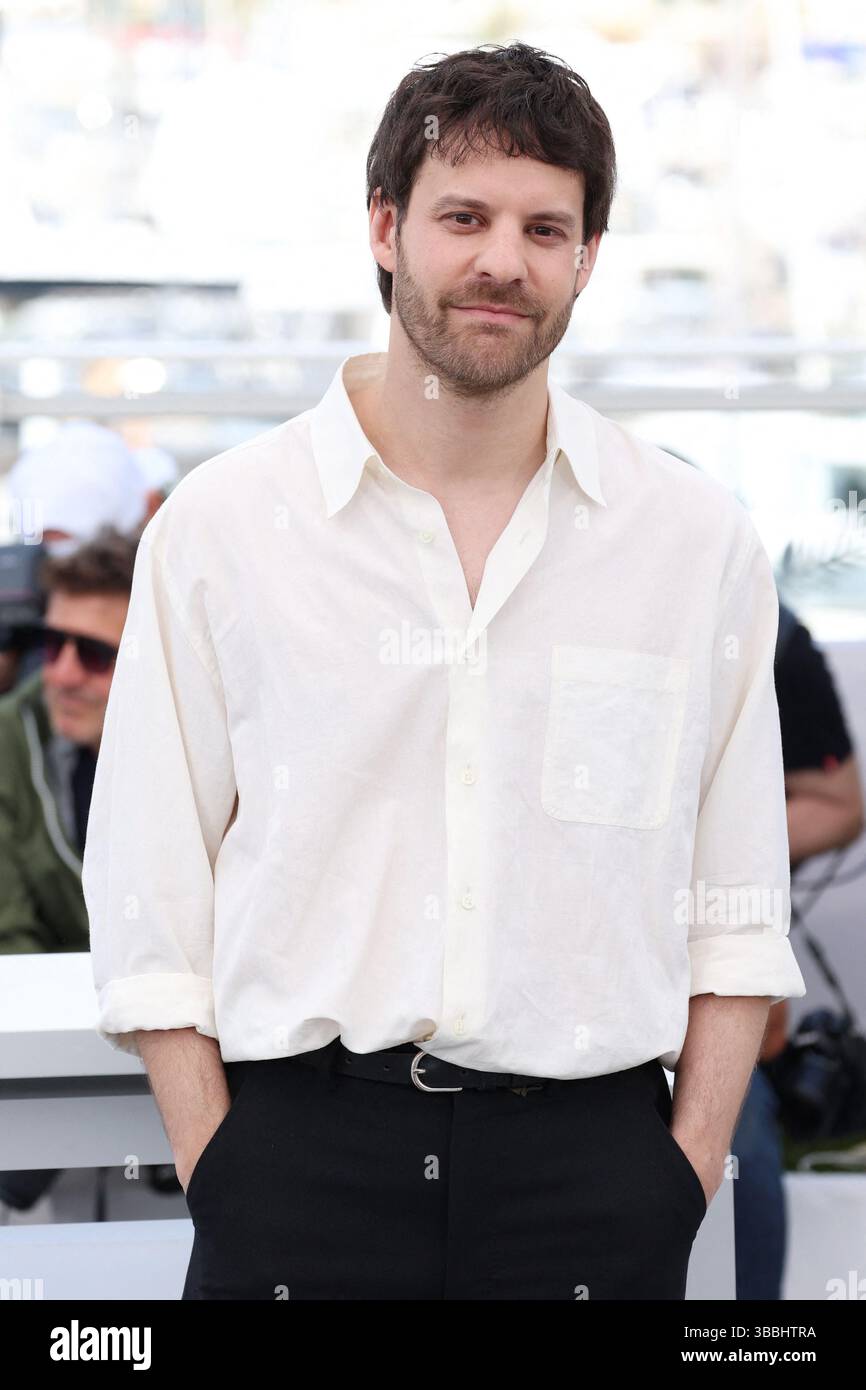 Charlie Polinger posing at the The Plague photocall in Cannes, France ...