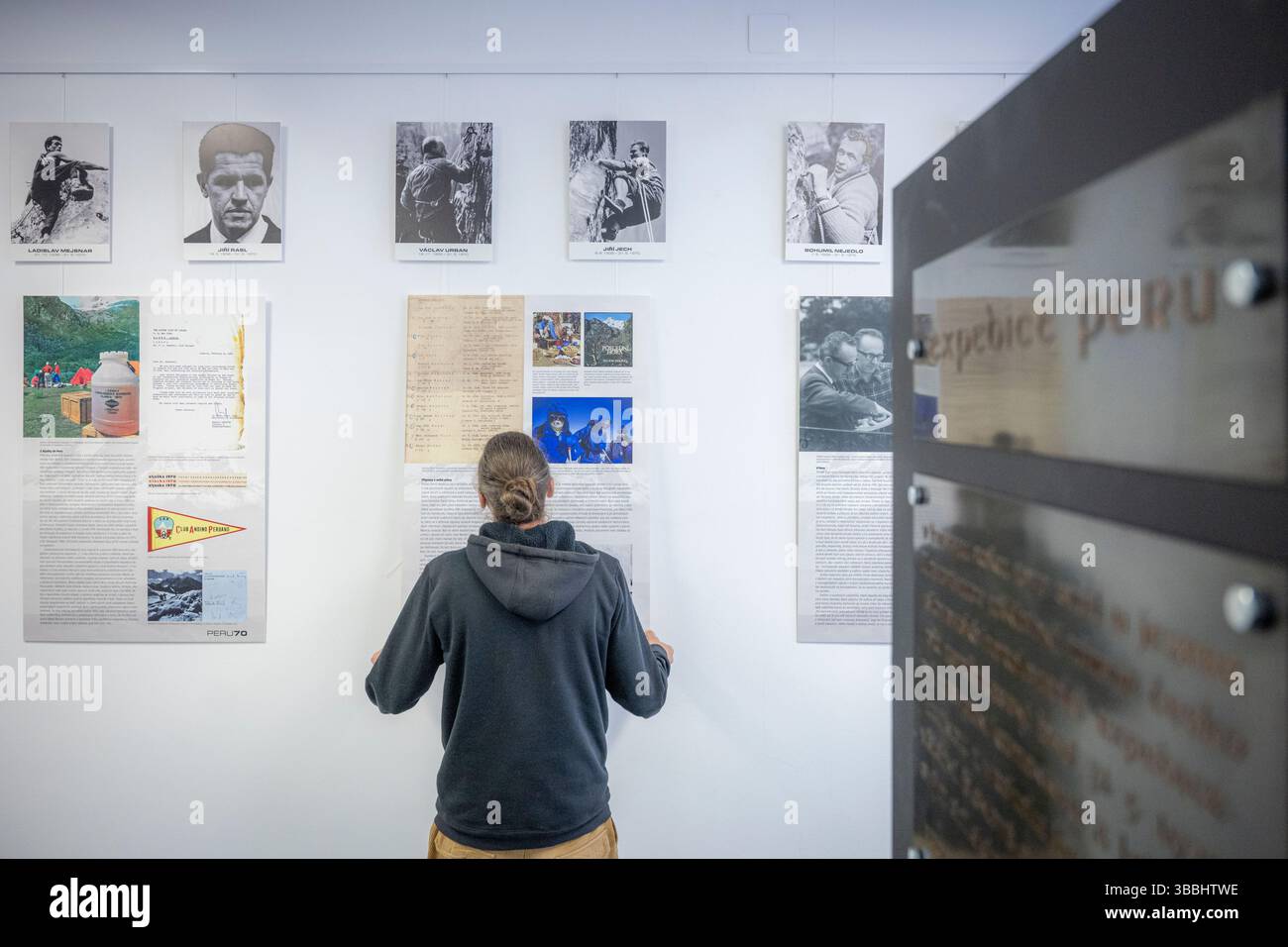 Turnov, Czech Republic. 15th May, 2025. Installation of the exhibition ...