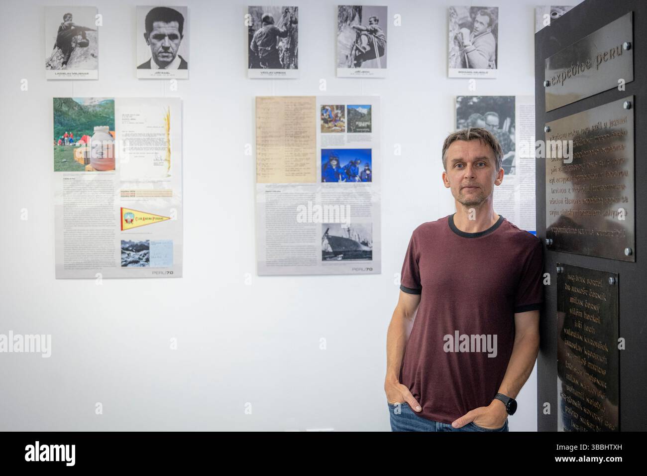 Turnov, Czech Republic. 15th May, 2025. Installation of the exhibition ...