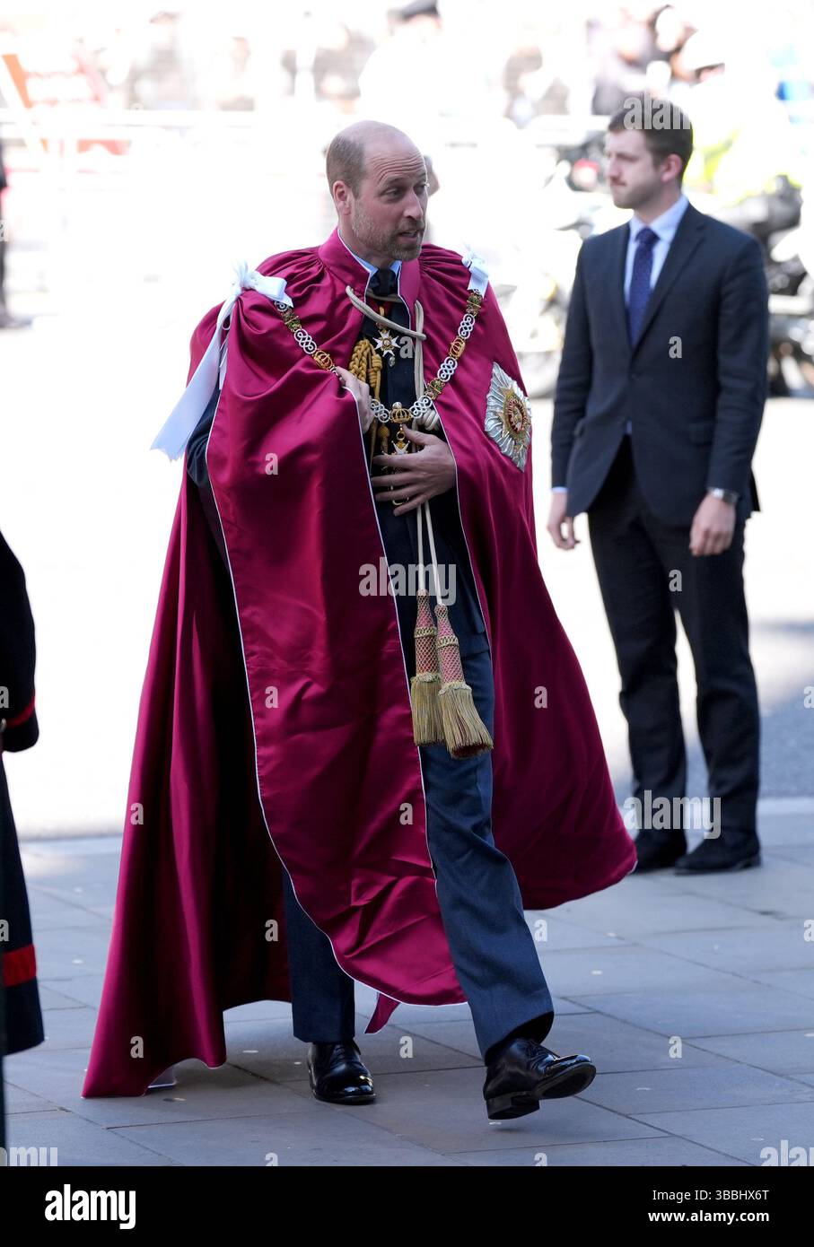 The Prince of Wales, Great Master of the Order of the Bath, arrives for ...