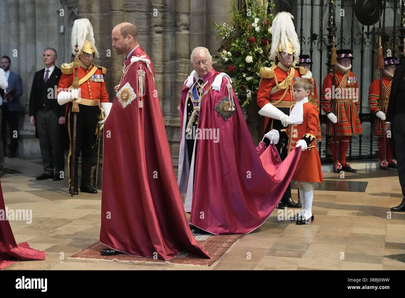 The Prince of Wales, Great Master of the Order, and King Charles III ...