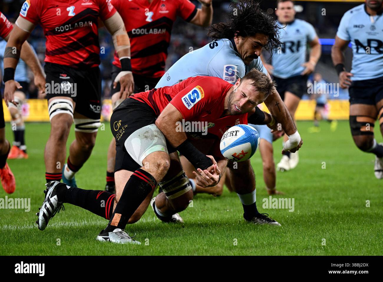 Sydney, Australia. 16th May, 2025. Braydon Ennor of the Crusaders ...