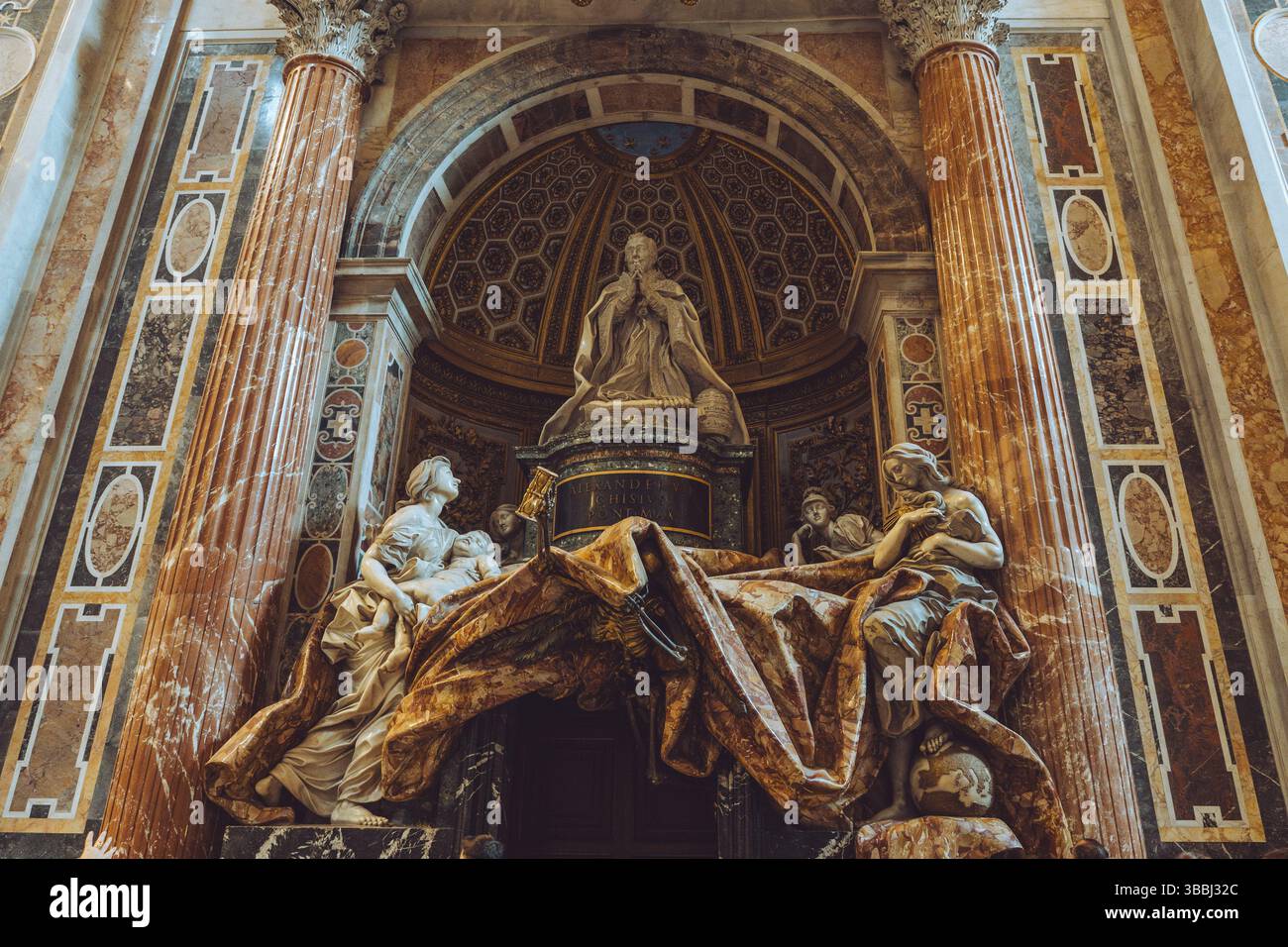 Vatican - March 14th 2025 - Tomb Pope Alexander VII Saint Peter’s ...